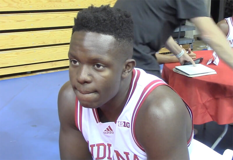 Video: Payton Sparks roundtable interview at IU basketball media day ...