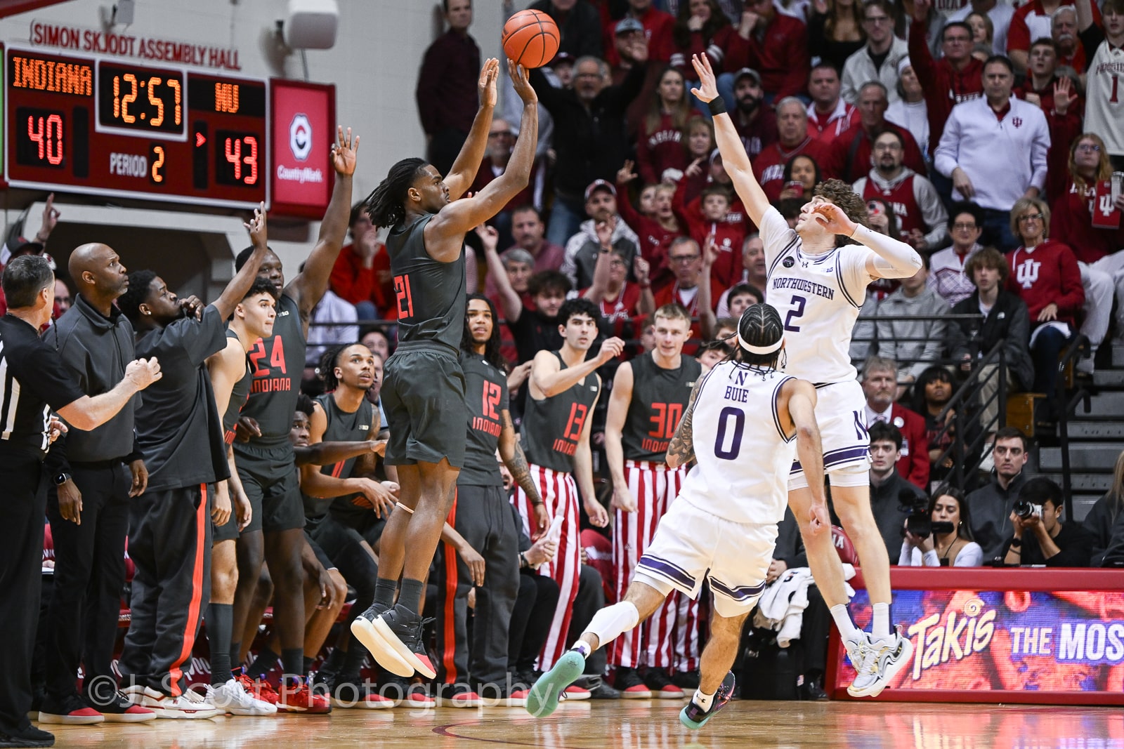 Photo Gallery: Indiana vs. Northwestern - Inside the Hall | Indiana ...