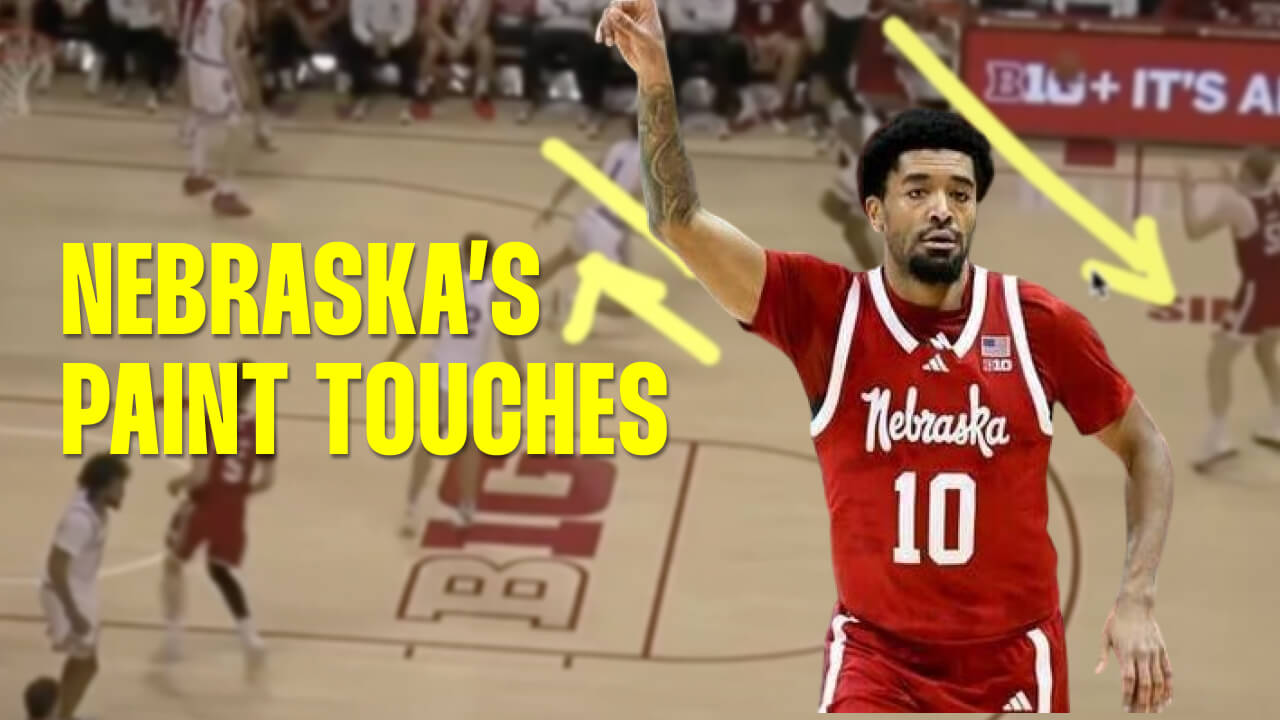 Film Session: Nebraska's paint touches in the second half against ...